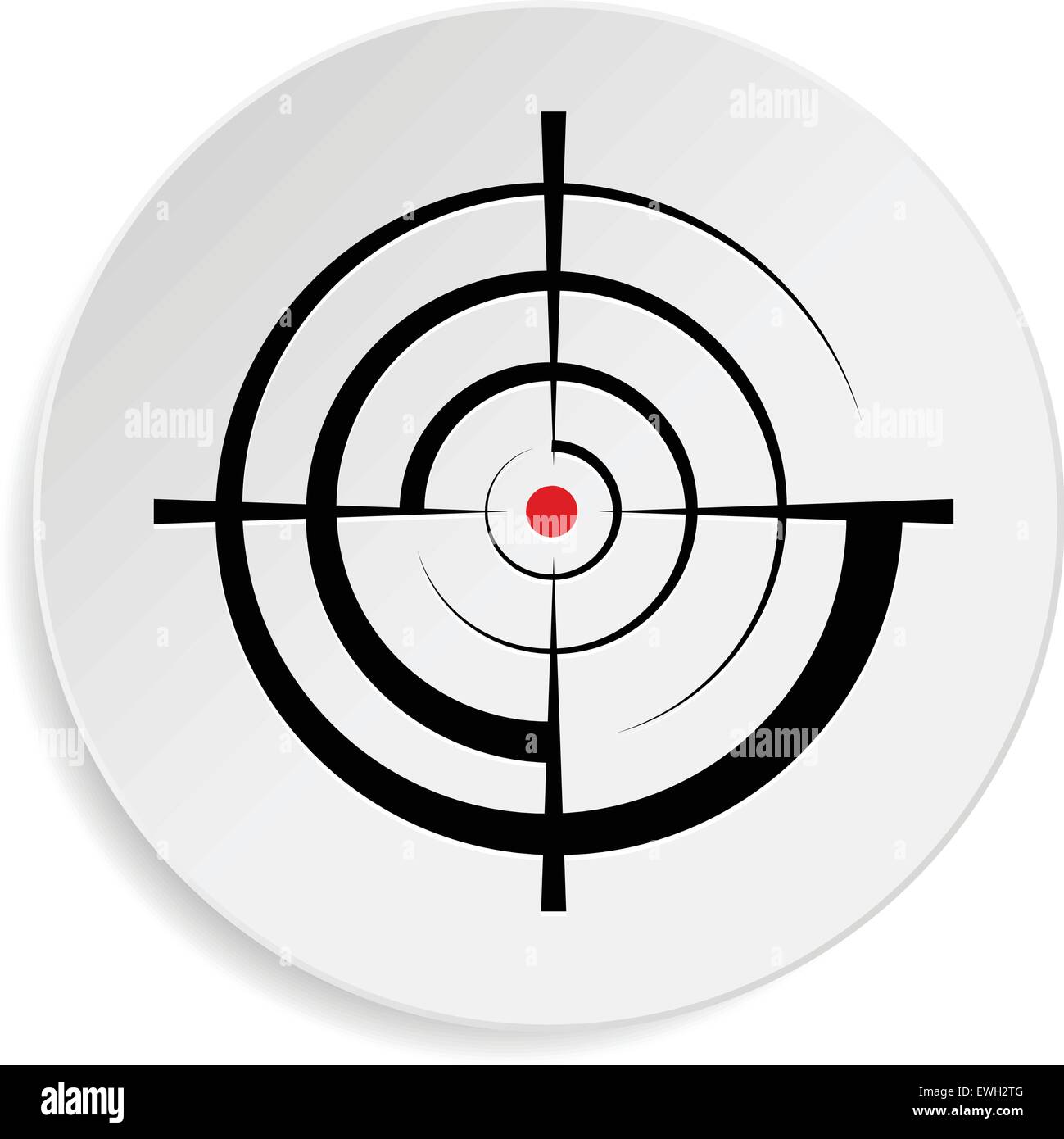 Crosshair, reticle, viewfinder, target graphics Stock Vector Image ...