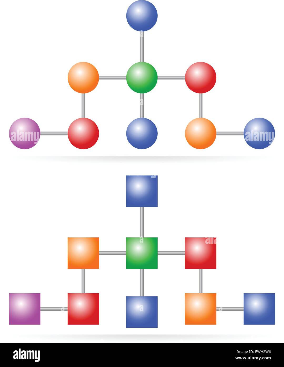 Hierarchical structures Stock Vector Images - Alamy