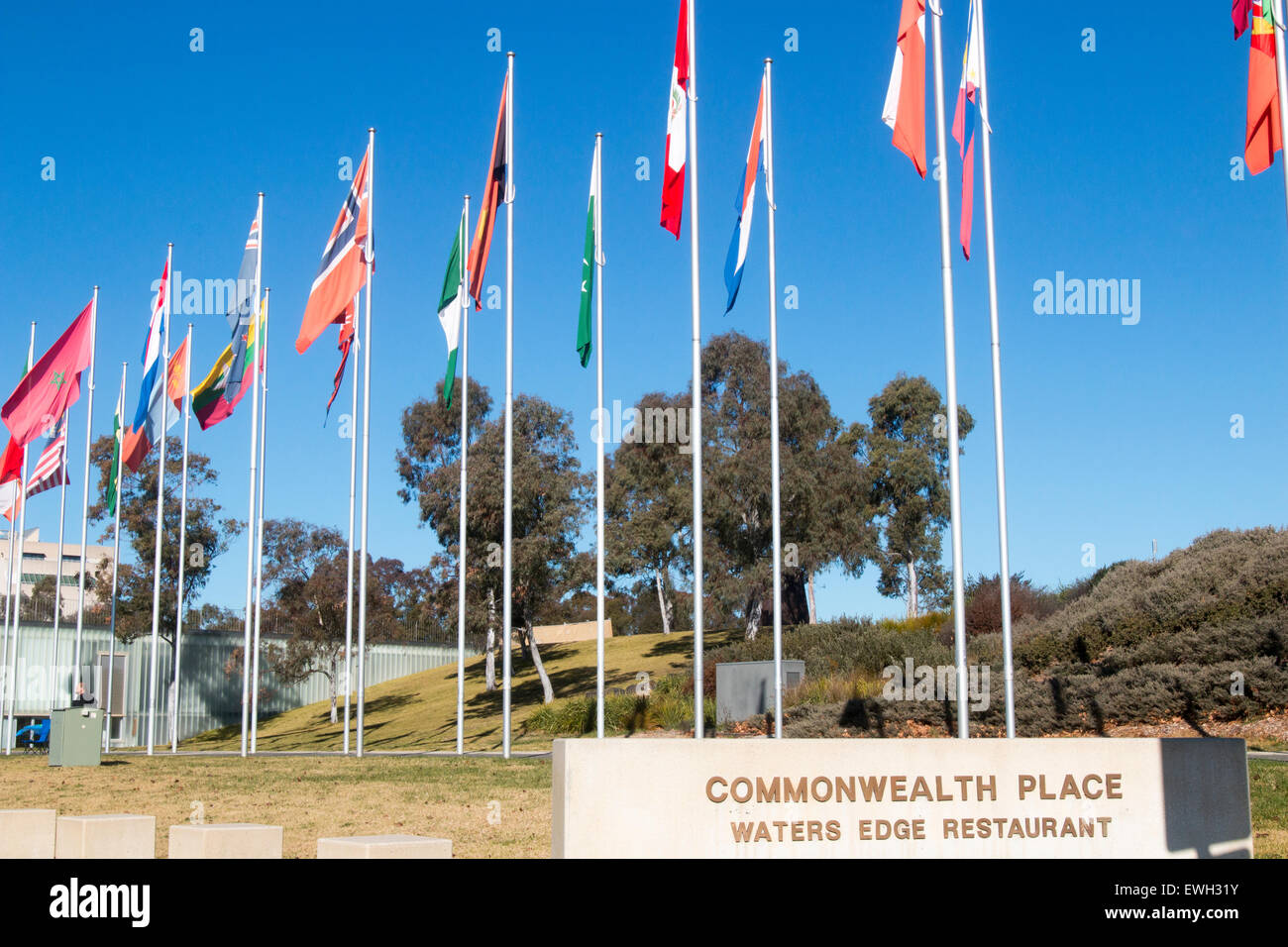 Commonwealth countries flags hi-res stock photography and images - Alamy
