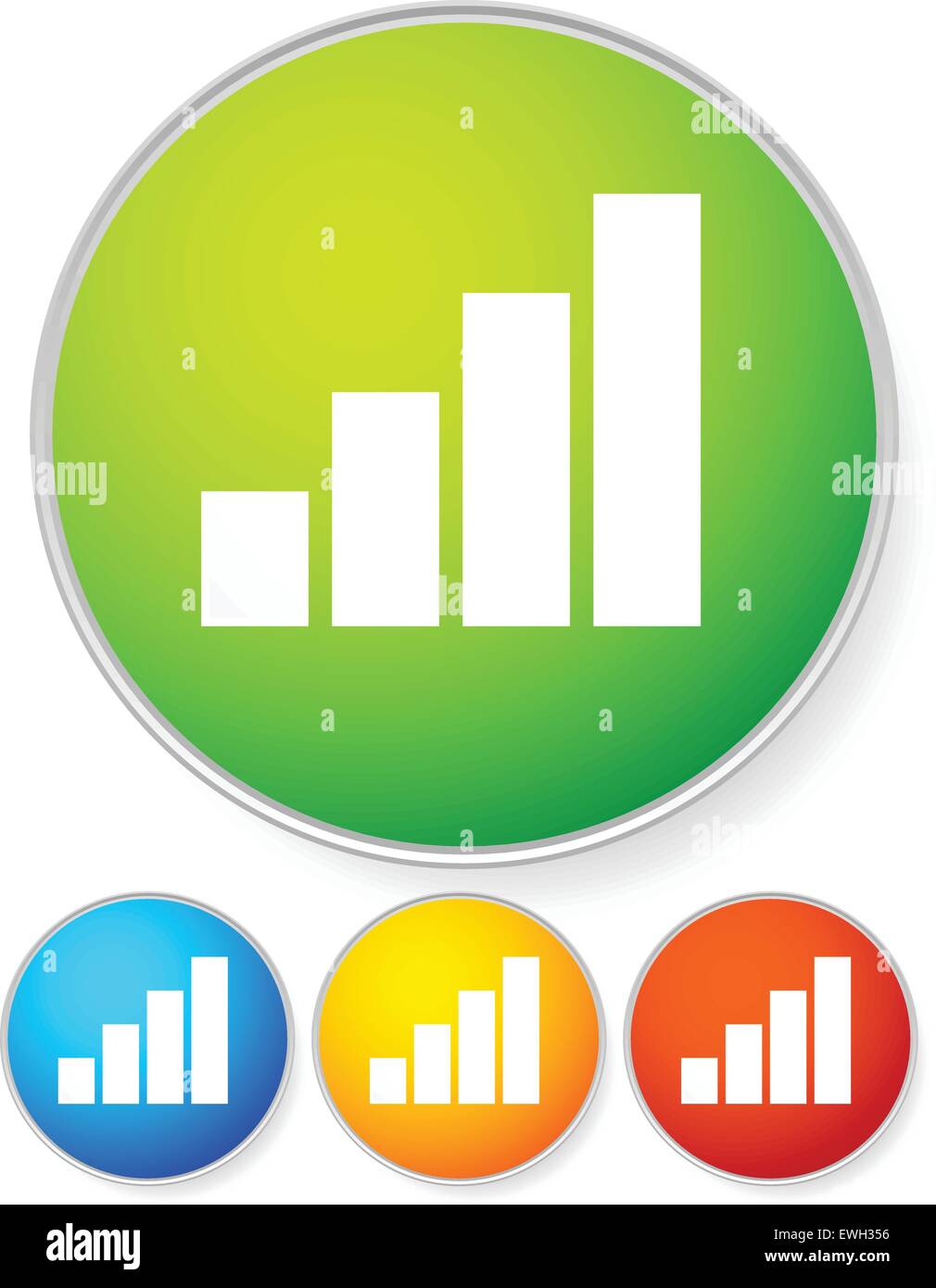 Chart graphs growing Stock Vector Images - Alamy