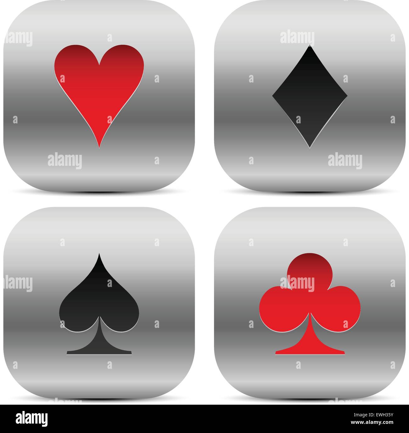 Solitaire card not illustration Cut Out Stock Images & Pictures - Alamy