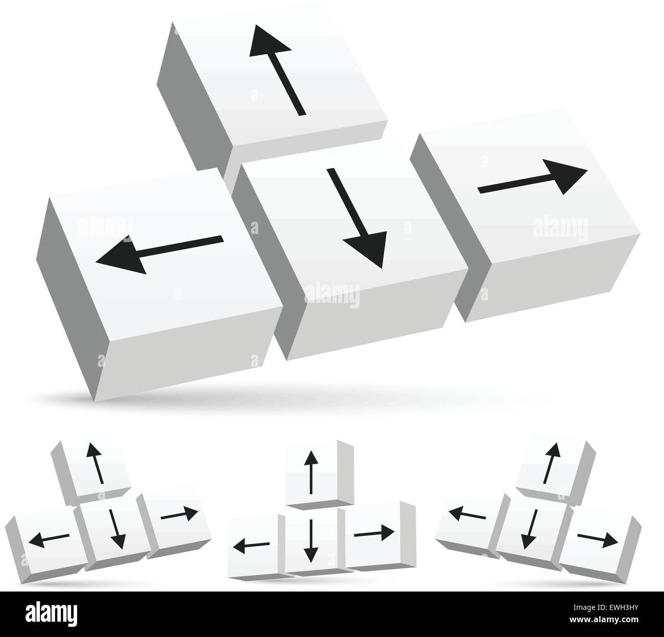 3d Keyboard cursor graphics Stock Vector Image & Art - Alamy