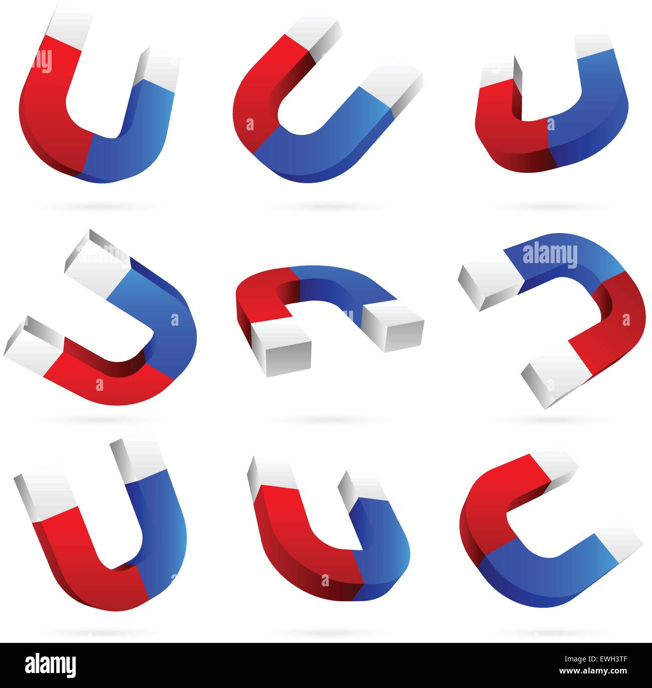 Magnet pulling objects hi-res stock photography and images - Alamy