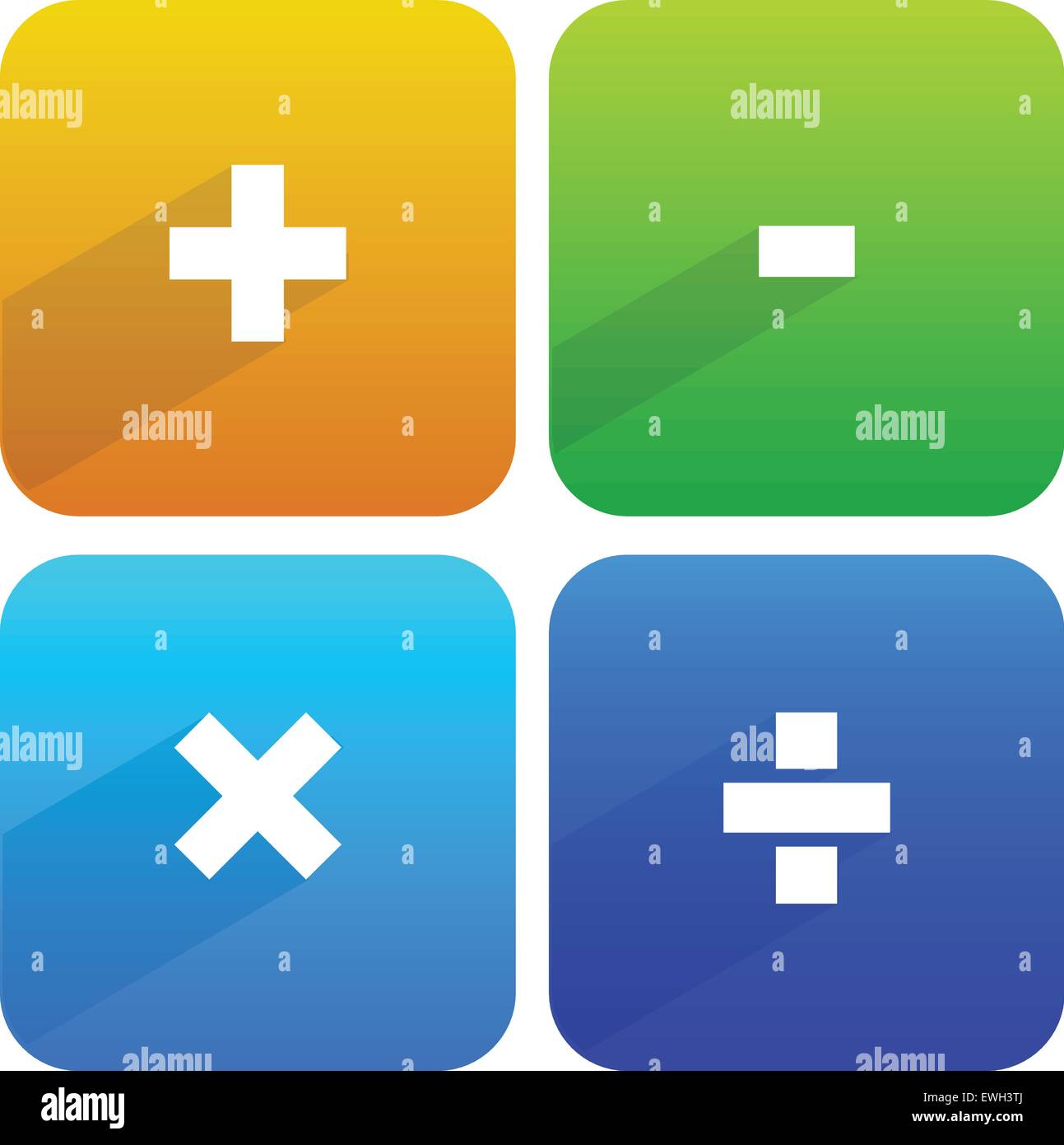 Equation addition multiplication Stock Vector Images - Alamy