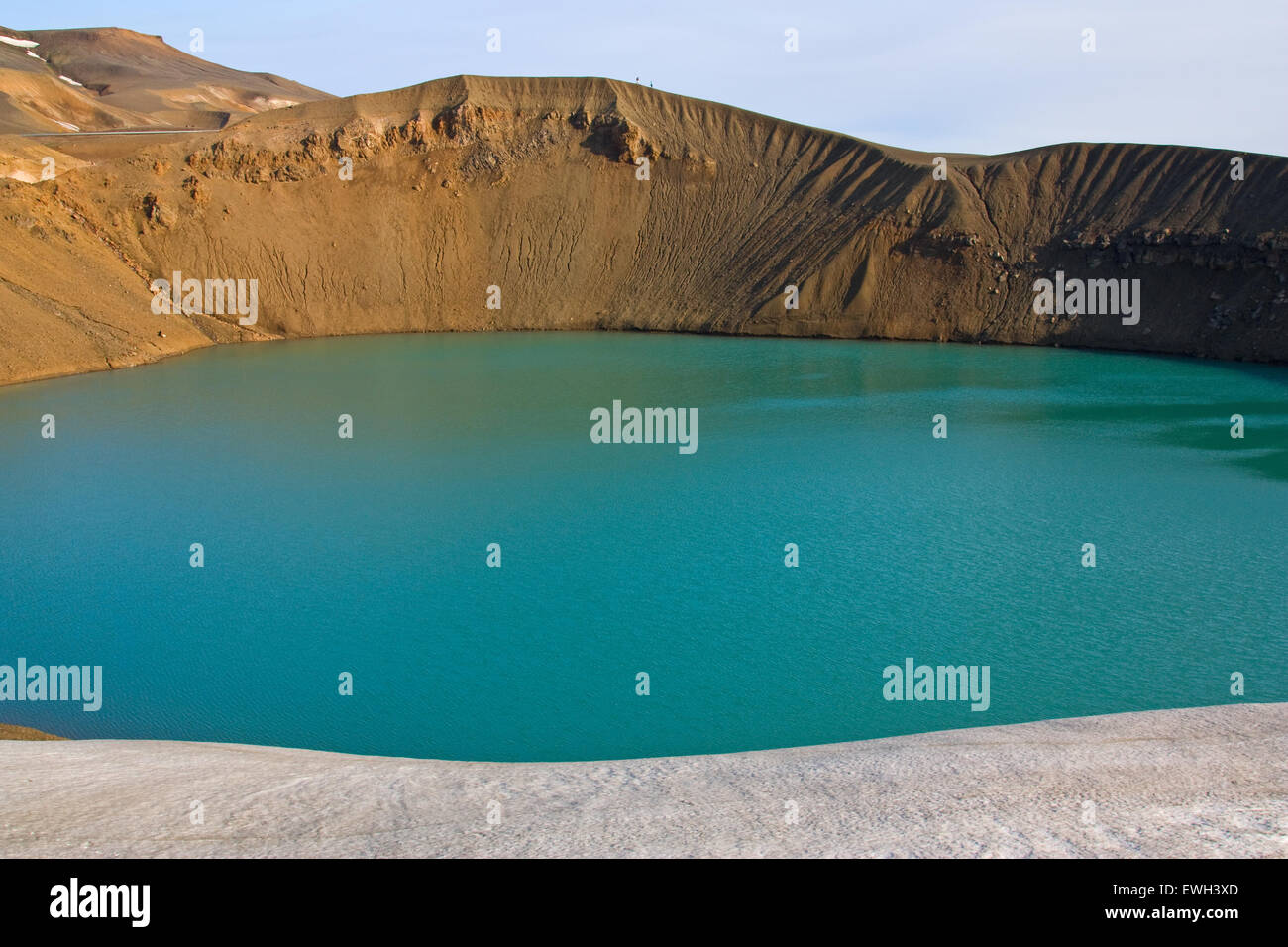 Maar is a depression created by explosive volcanic eruption Stock Photo ...