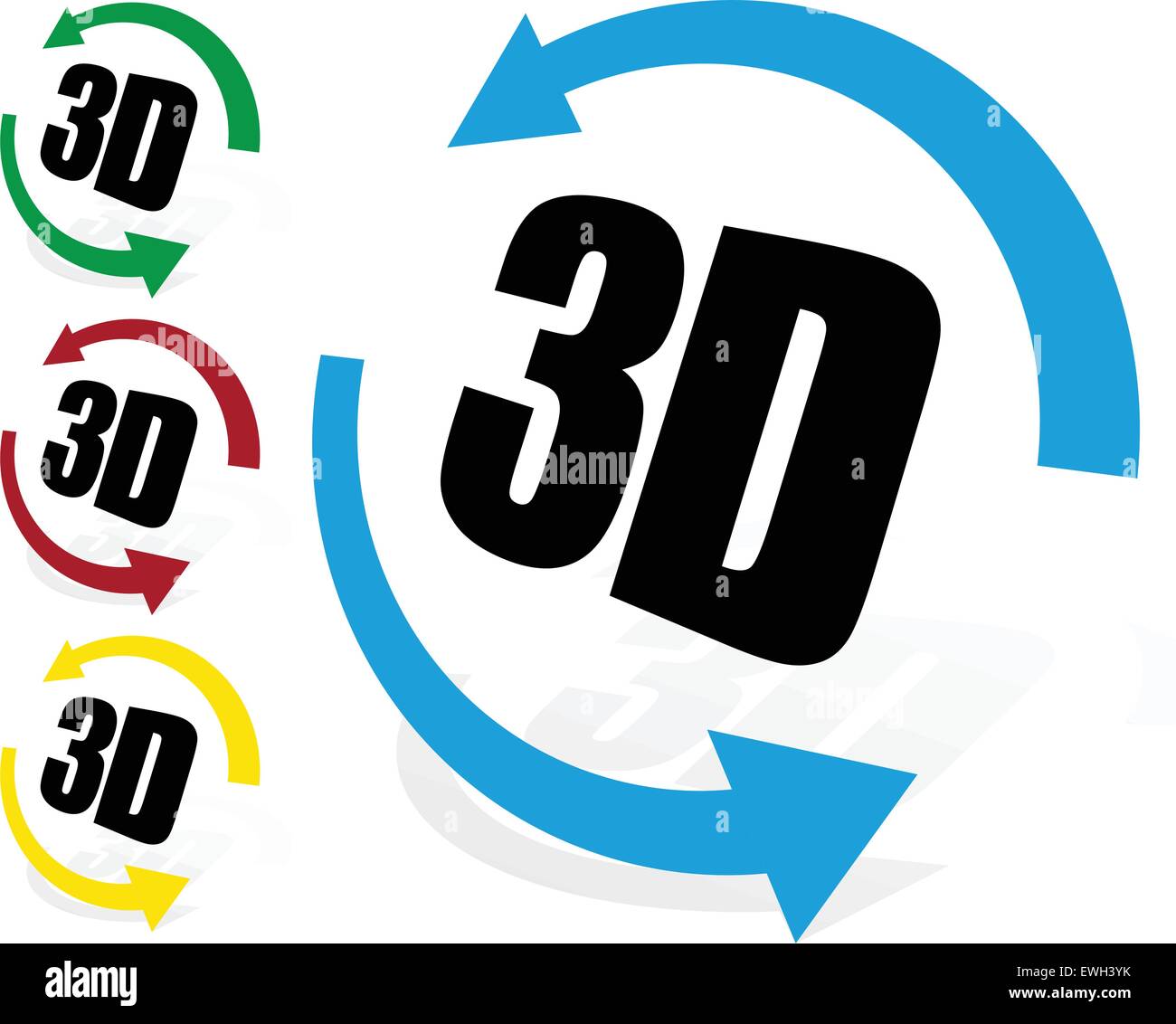 Rotate in 3d. 3d view. Virtual tour, 360 degree view element Stock ...