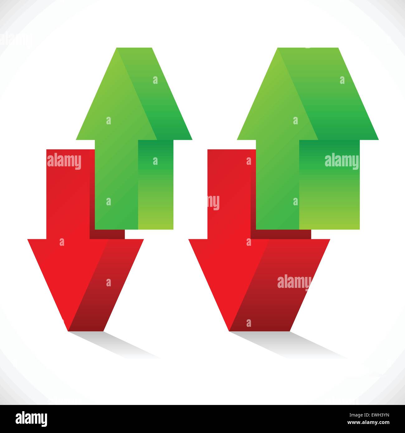 Up down arrow concept. Exchange, raise, lower, stock exchange Stock ...