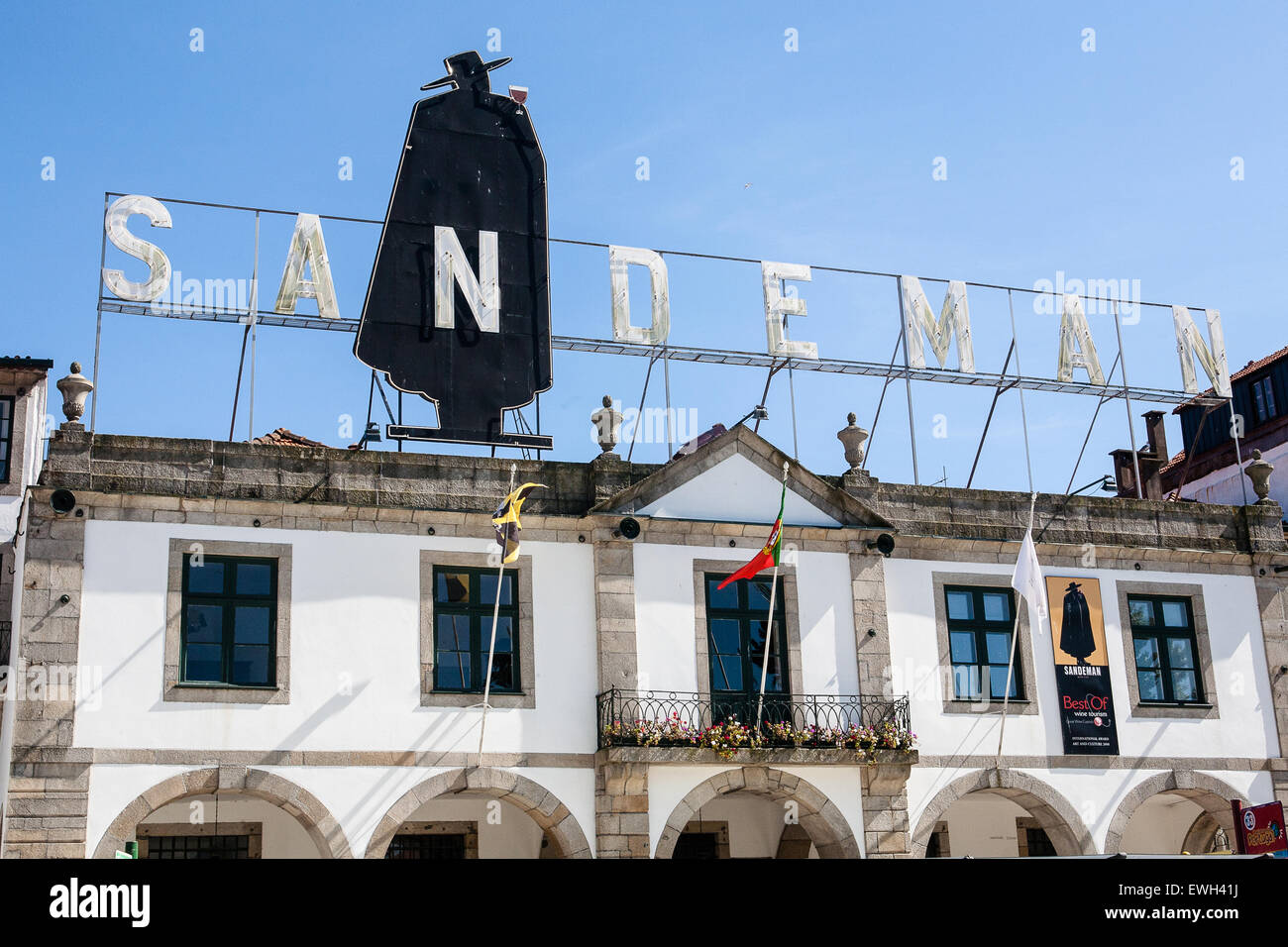 At entrance to Sandeman wine cellar where there is also a popular ...