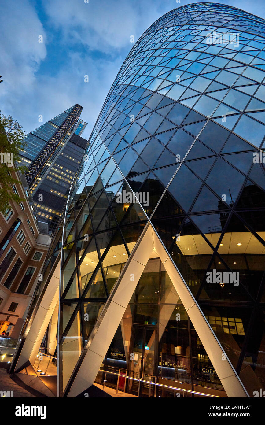 The Gherkin, 30 St Mary Axe, London Stock Photo - Alamy