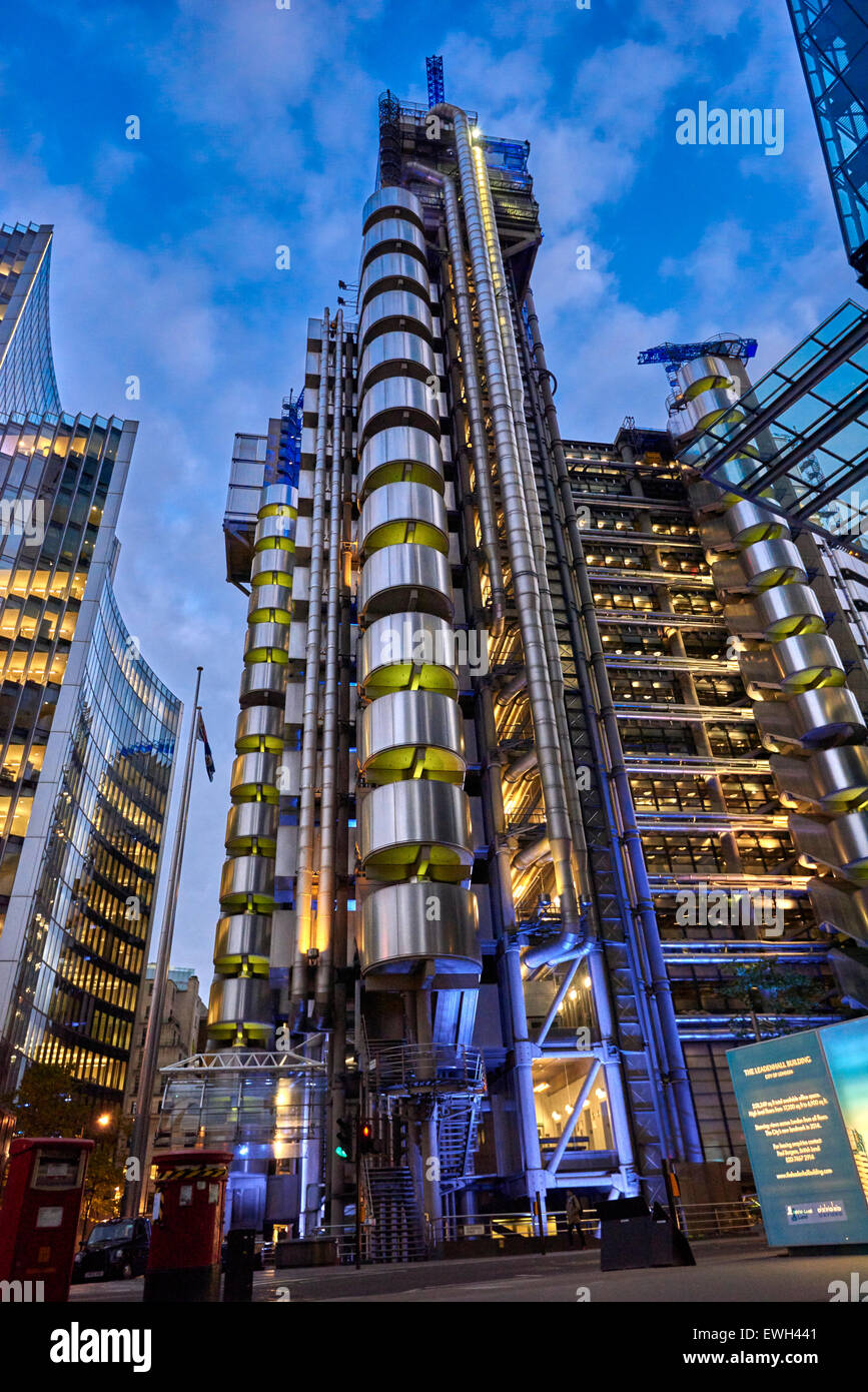 The Lloyd's building (sometimes known as the Inside-Out Building) is the home of the insurance ...
