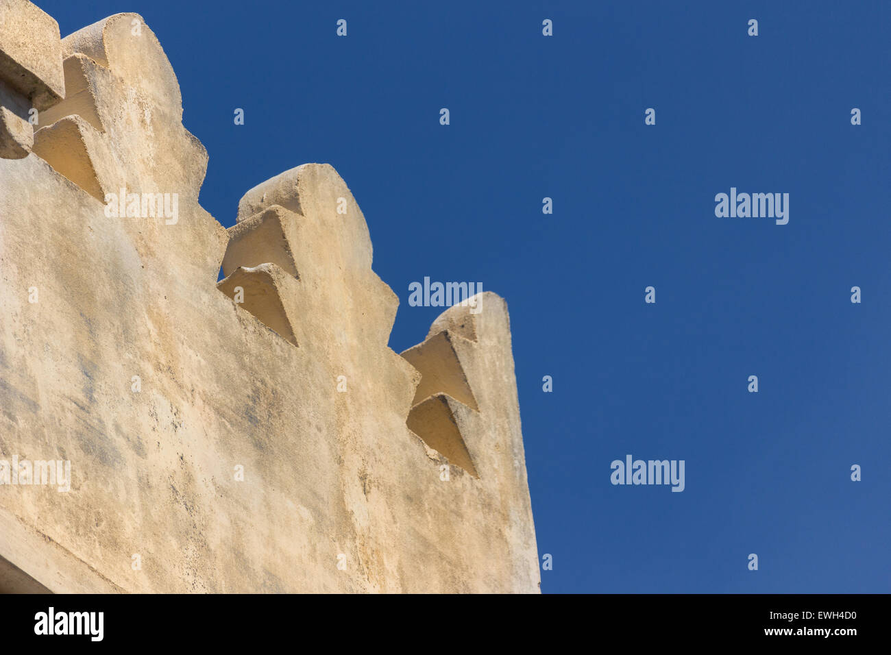 Sicily, detail of arabic merlons Stock Photo - Alamy