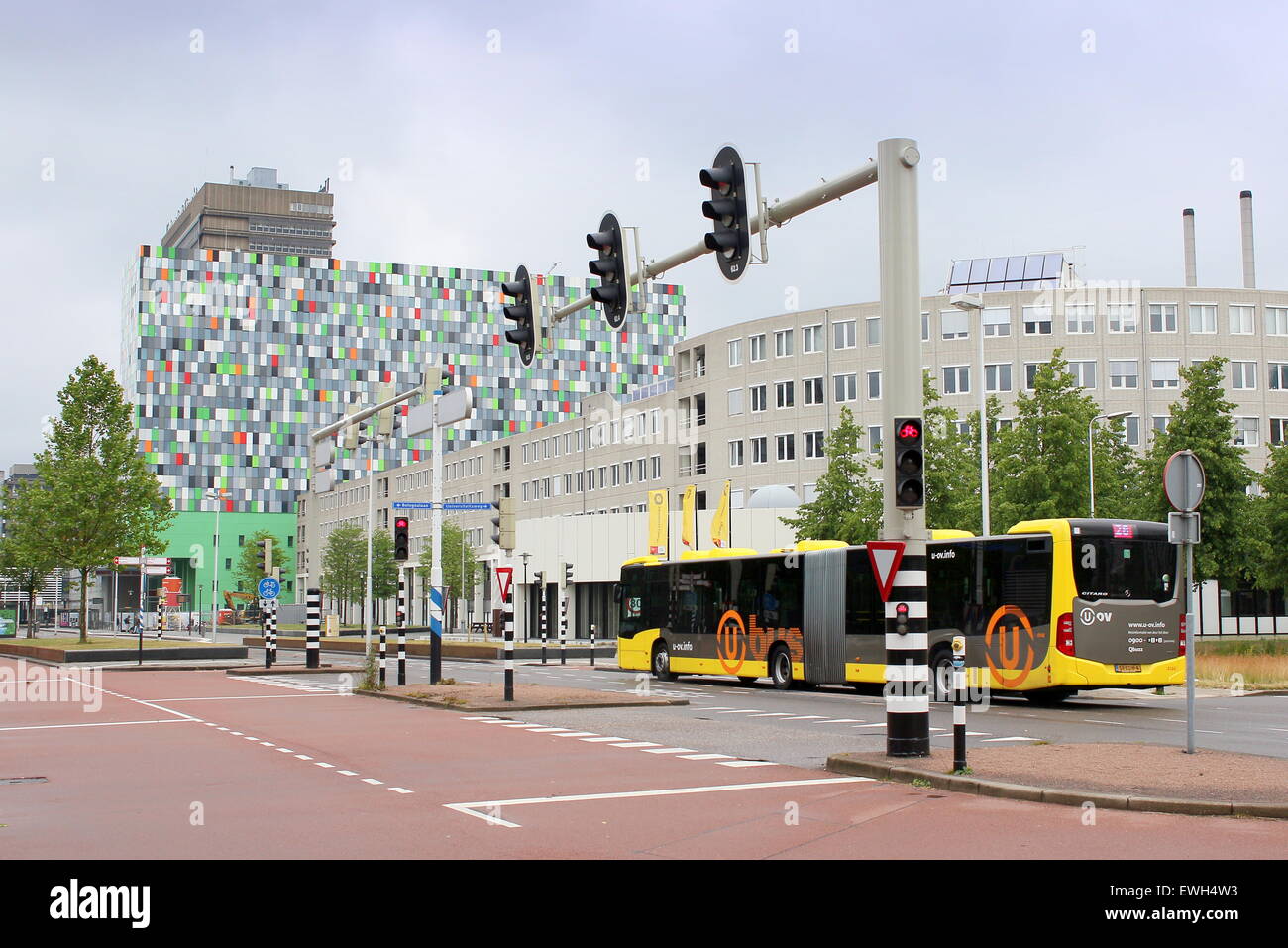 University buildings and student housing "Casa Confetti" (2008) at De ...