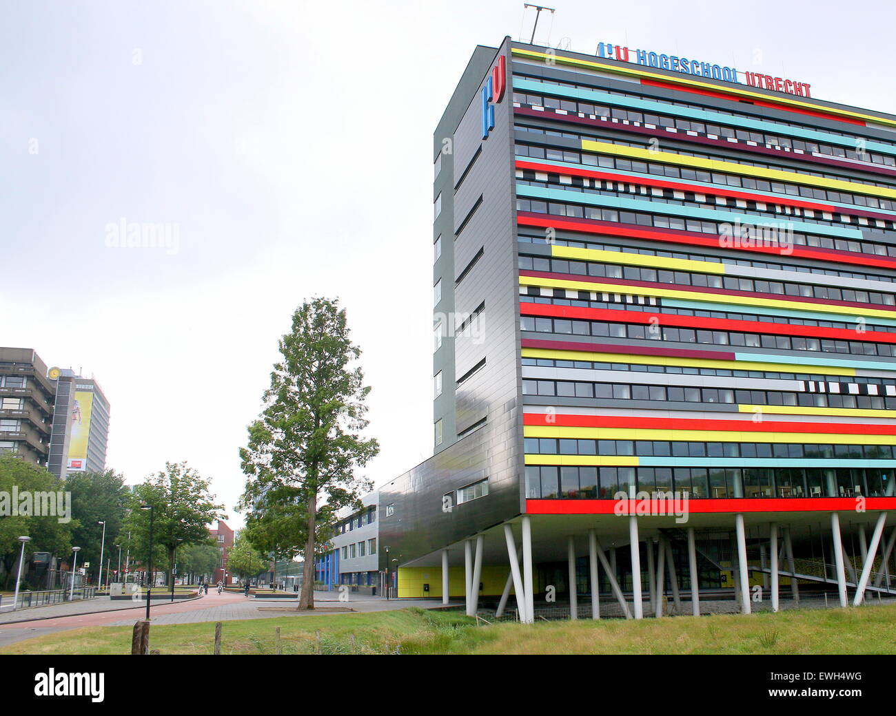 University of applied sciences (Hogeschool van Utrecht) building at the ...