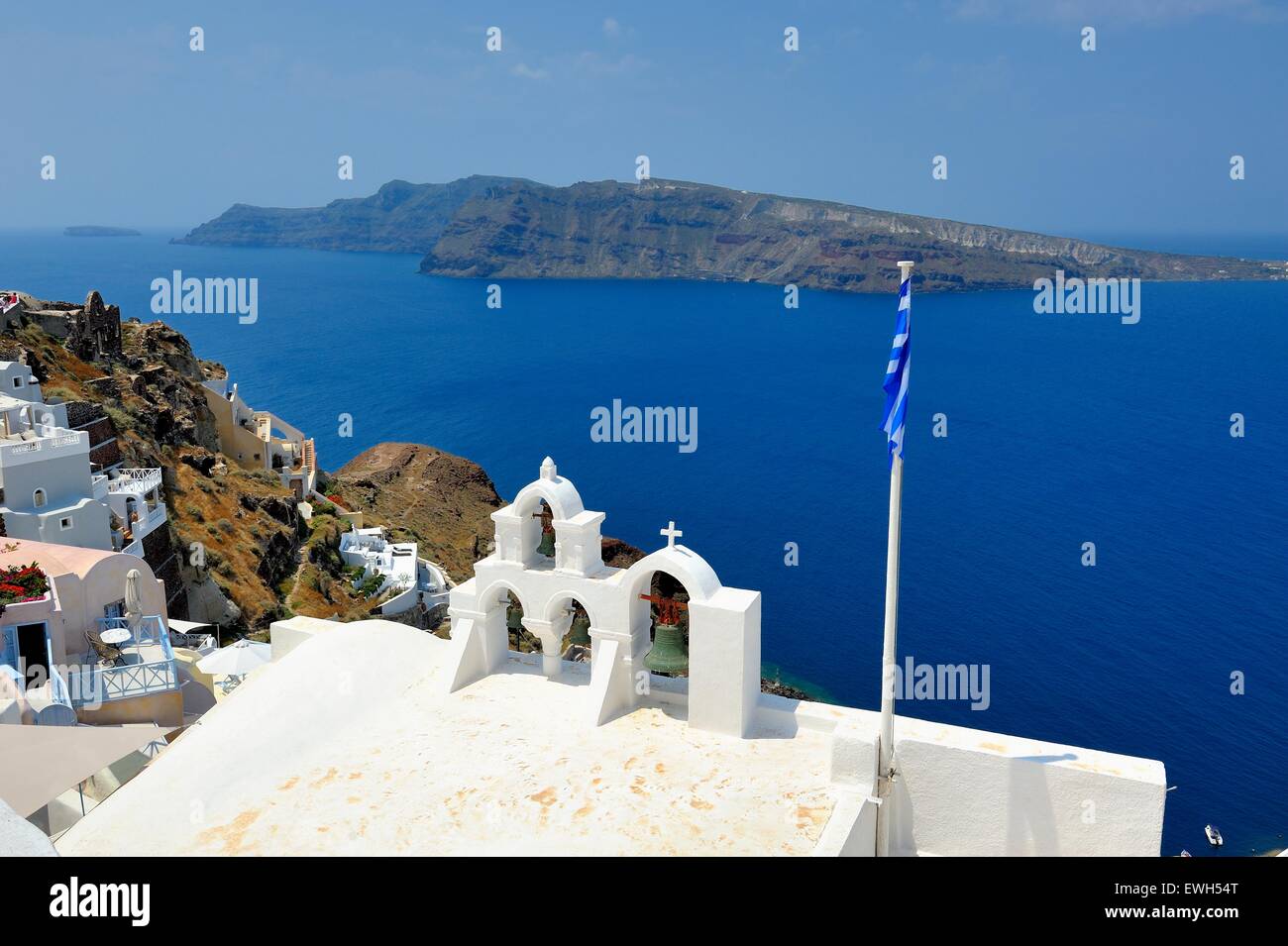 A caldera view in the village of Oia,Santorini,Greece Stock Photo - Alamy