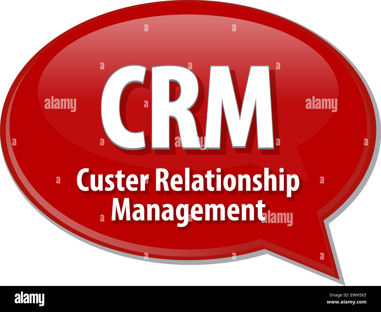 Speech bubble illustration of information technology acronym ...