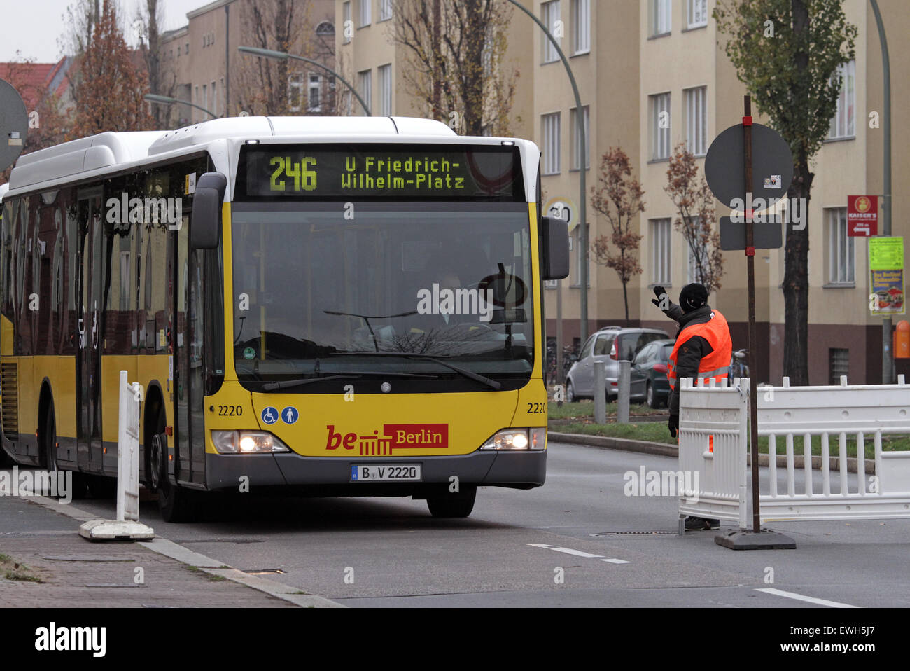Traffic signs communication road construction hi-res stock photography ...