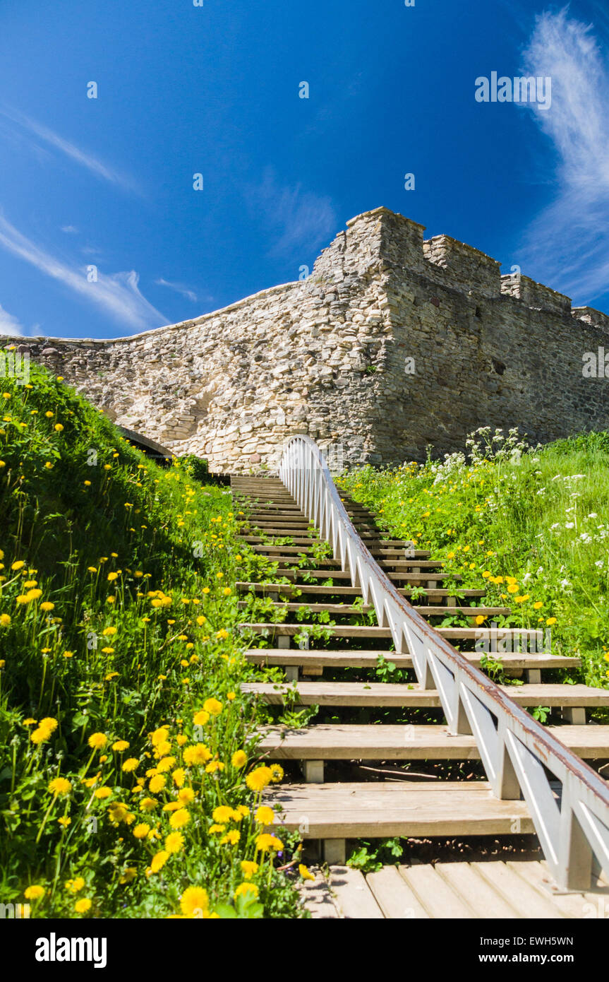 Medieval wooden staircase hi-res stock photography and images - Alamy
