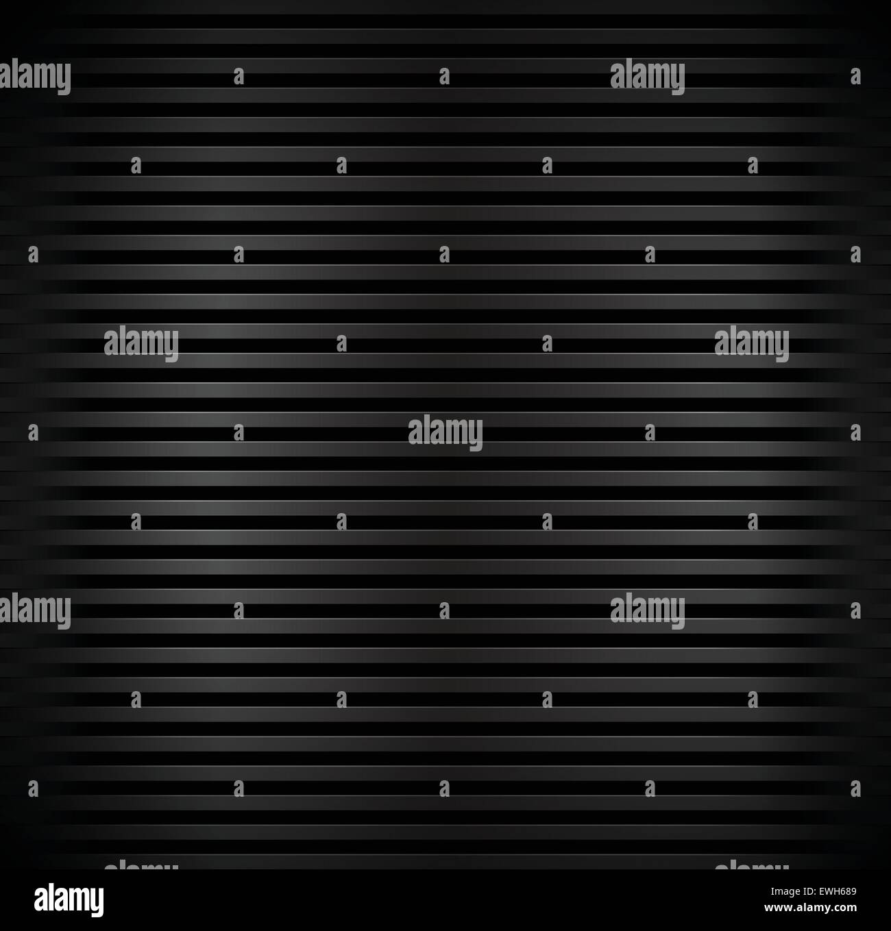 Bars, corrugated black background. Dark lined texture, industrial ...