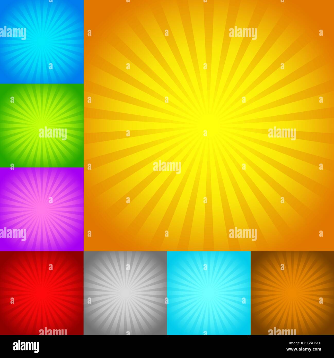 Rays, starburst backgrounds Stock Vector Image & Art - Alamy
