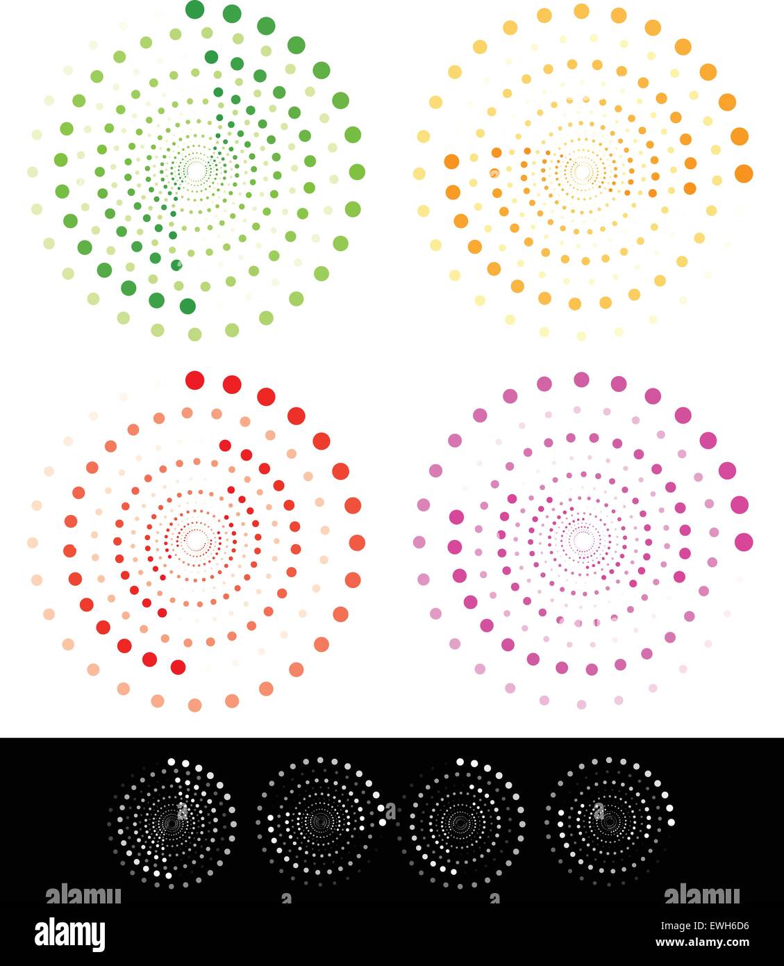 Stylish dotted design elements, motifs Stock Vector Image & Art - Alamy