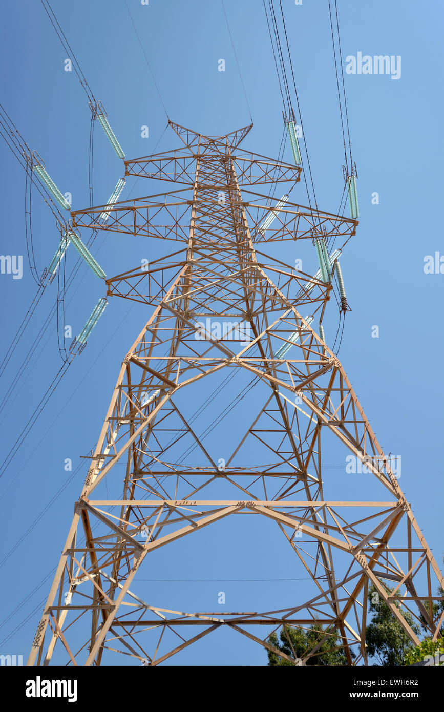 High voltage pylon insulators hi-res stock photography and images - Alamy