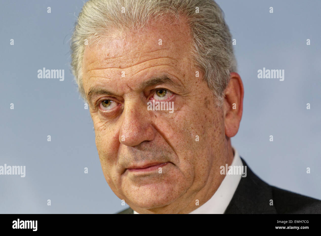 Berlin, Germany, European Commissioner Dimitris Avramopoulos Stock ...