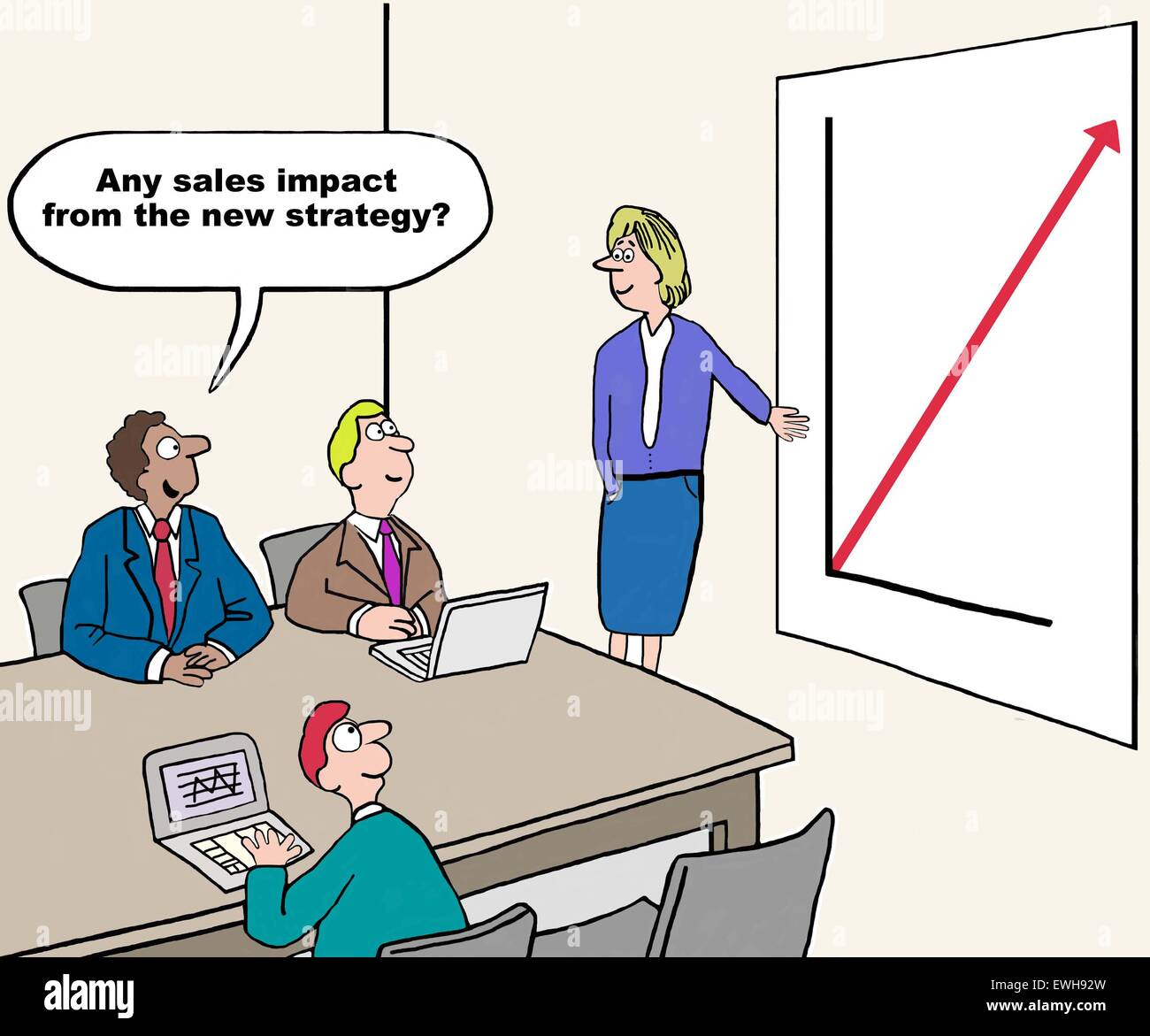 Business cartoon new team members hi-res stock photography and images ...