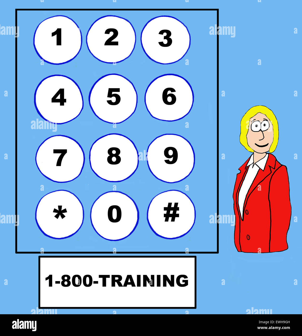 Customer service cartoons hi-res stock photography and images - Alamy