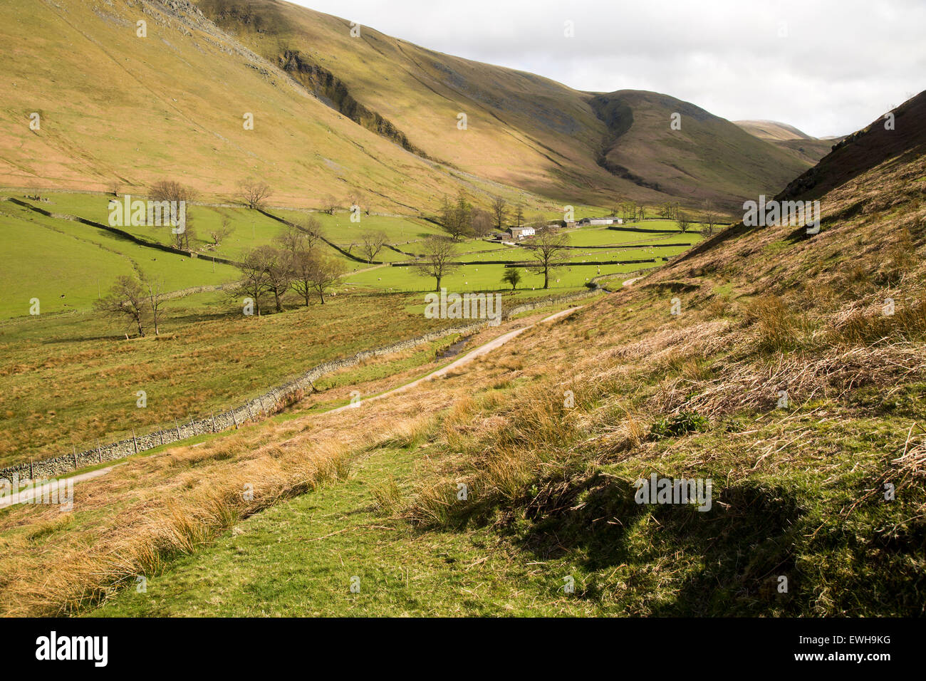 Fusedale valley, Howtown, Lake District national park, Cumbria, England ...