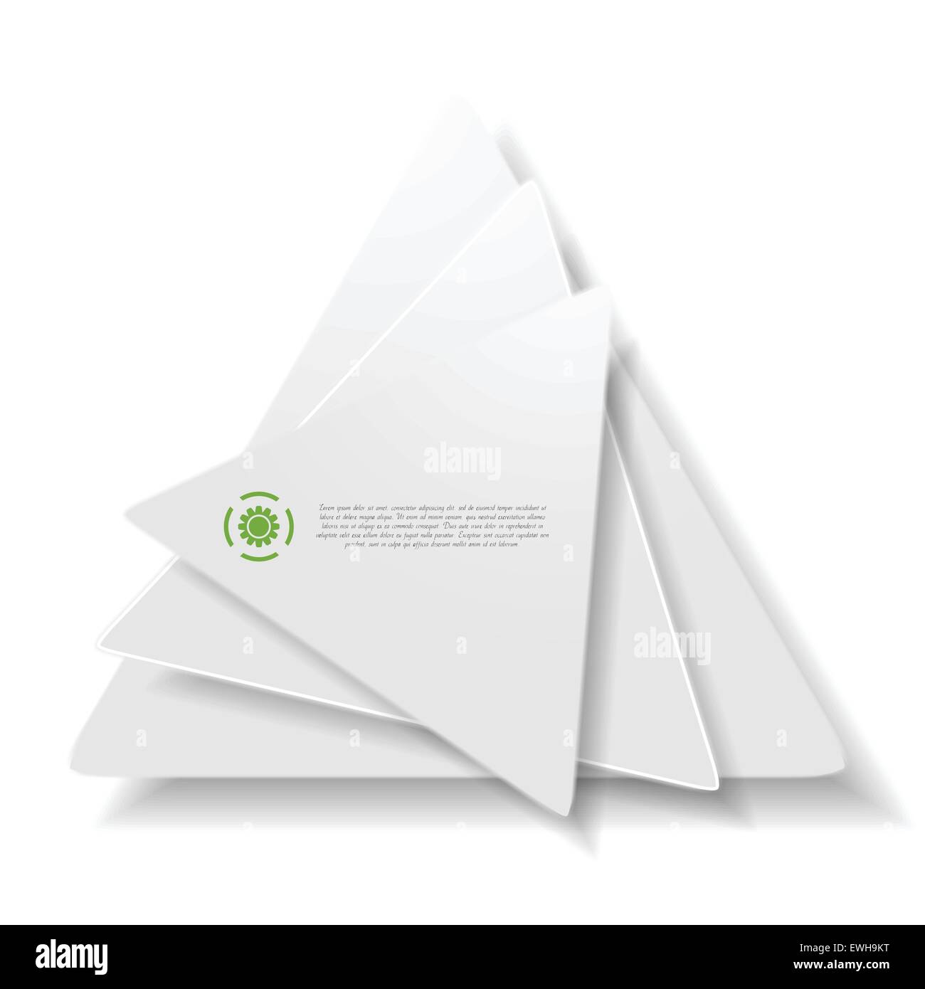 Vector background of concept triangle shapes. Grey colors technology ...