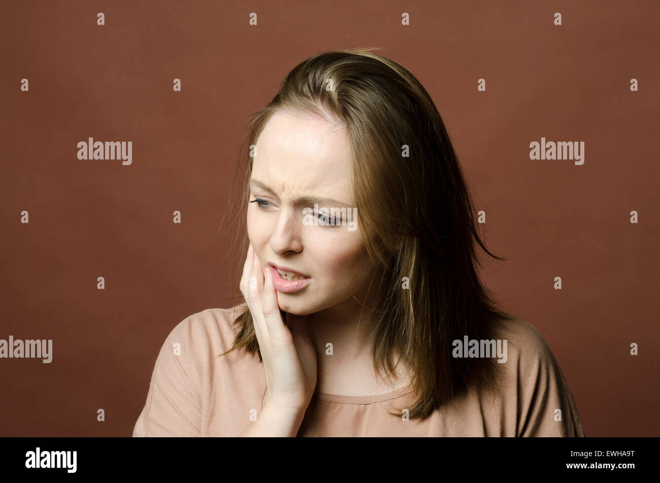 woman with a toothache Stock Photo - Alamy