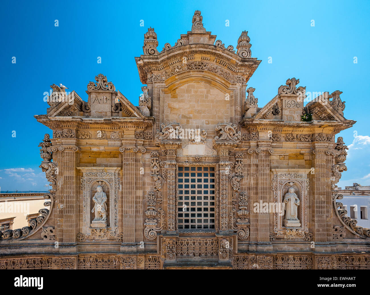 Apulia Salento Gallipoli, Cathedral of S.Agata Stock Photo - Alamy