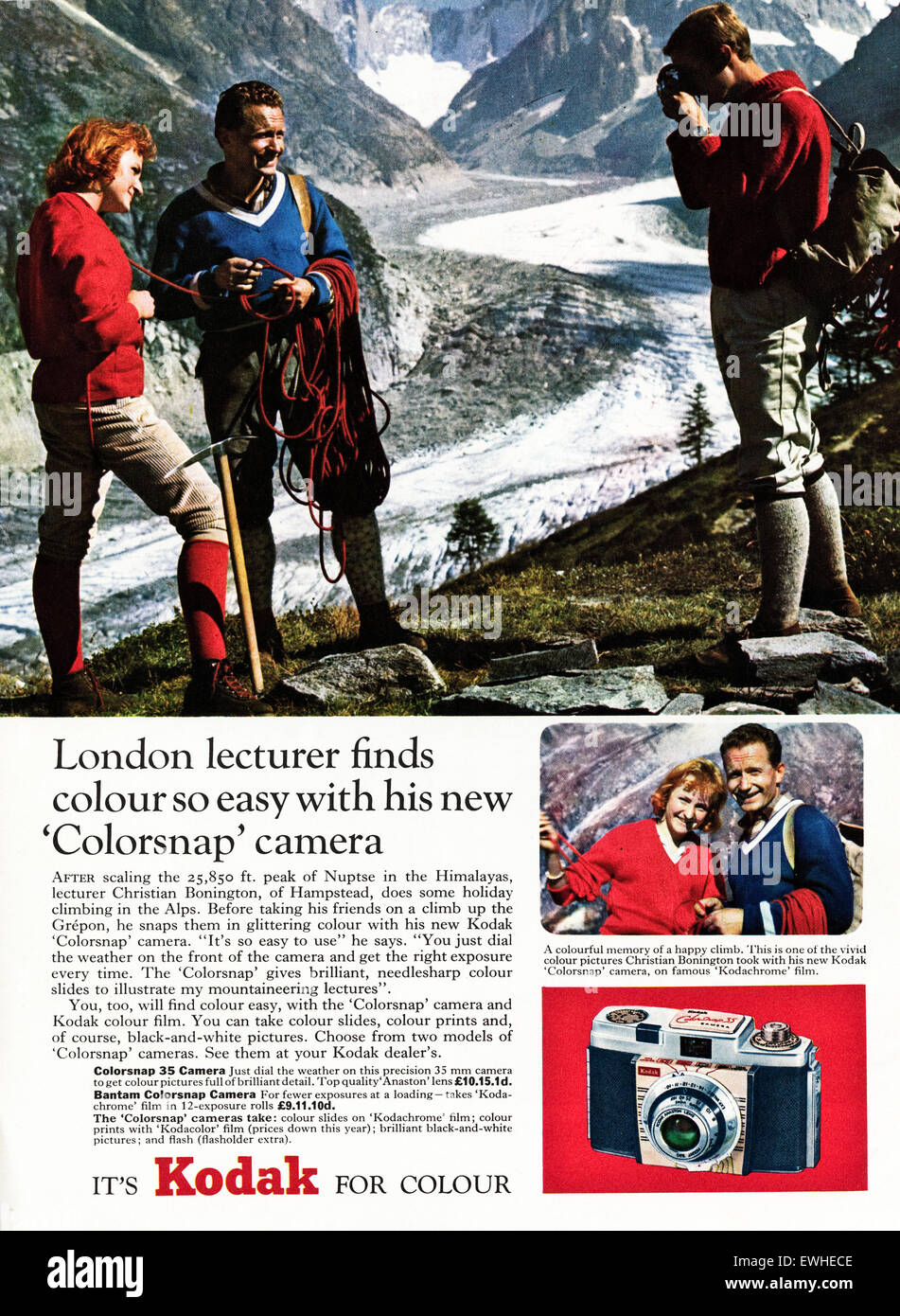 1960s kodak film camera hi-res stock photography and images - Alamy