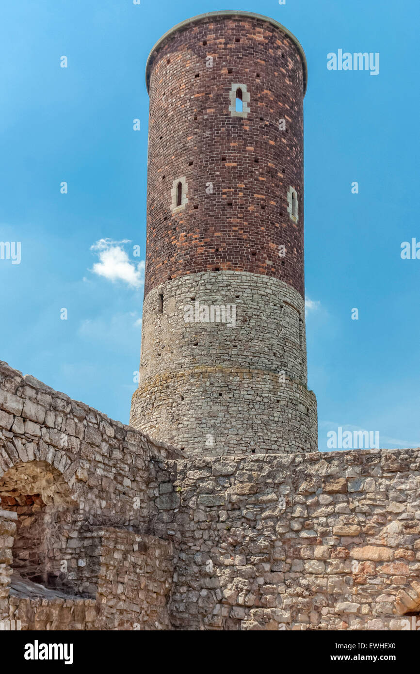 Checiny Castle, Poland Stock Photo - Alamy
