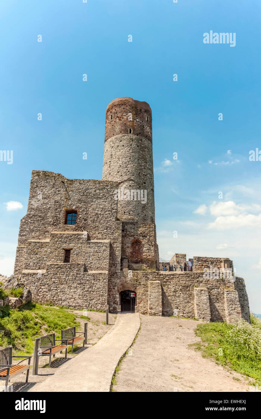 Checiny Castle, Poland Stock Photo - Alamy