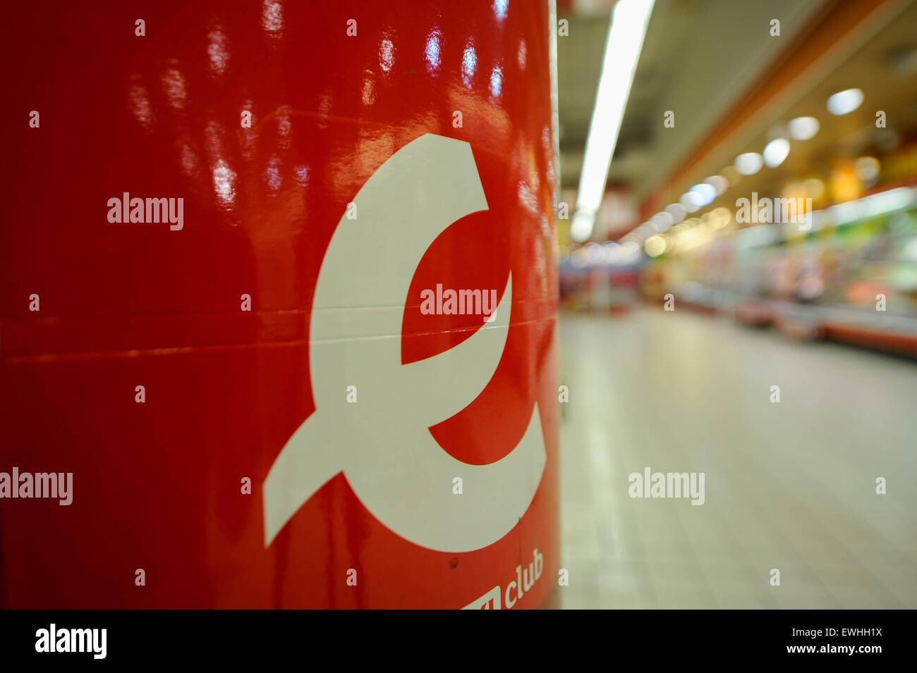 Eroski Super Market Stock Photo - Alamy