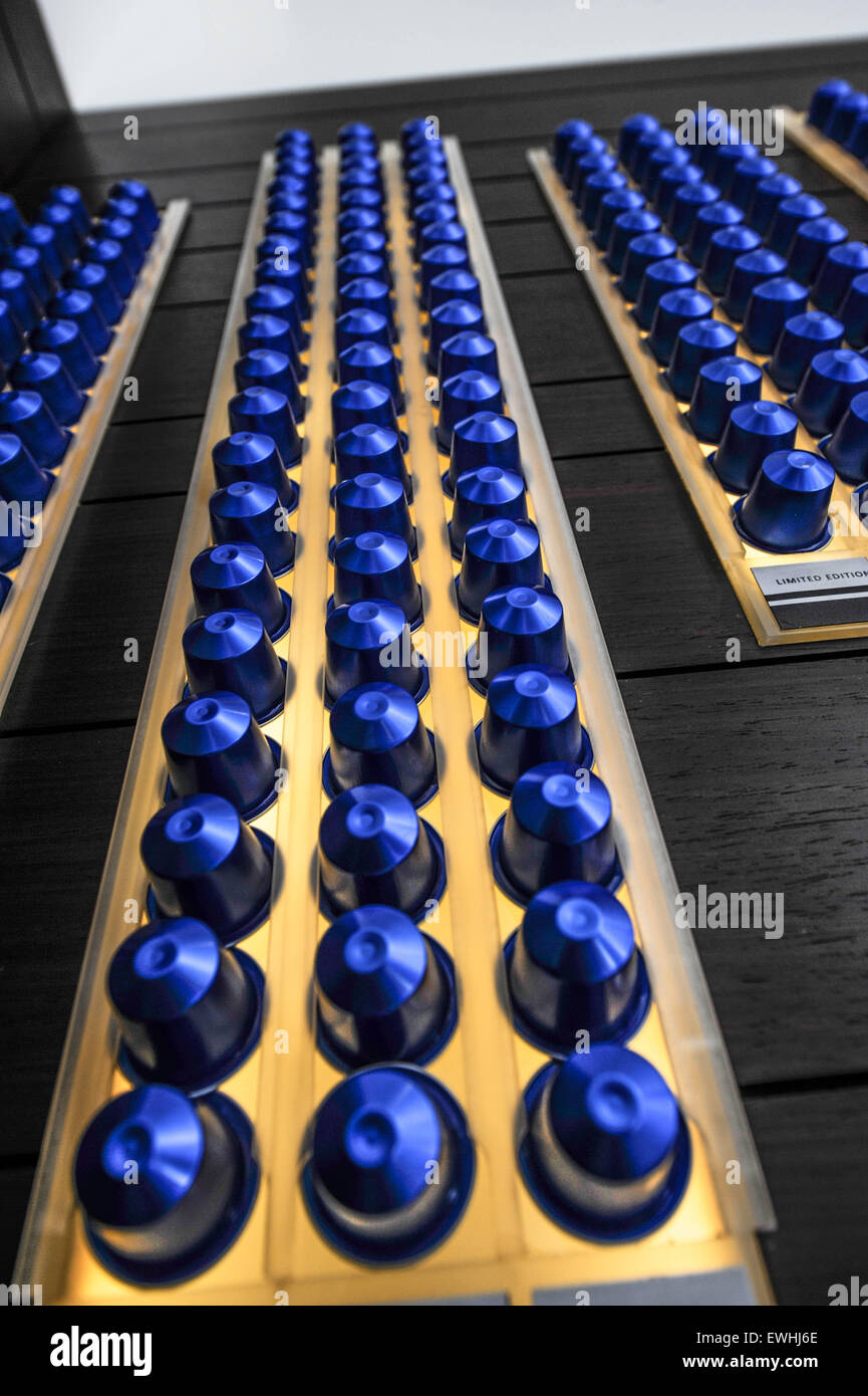 A Nespresso Store in the old town of Málaga City Spain. Una tienda ...
