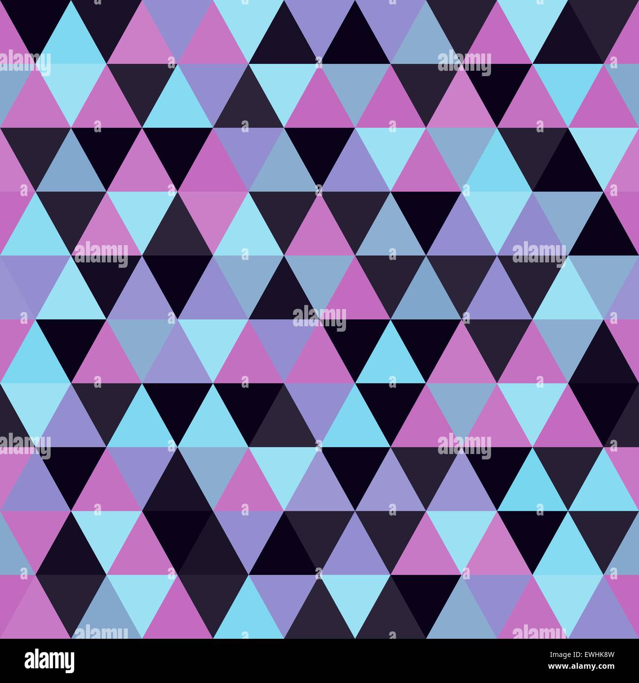 Seamless geometric triangles background. Mosaic Stock Vector Image ...