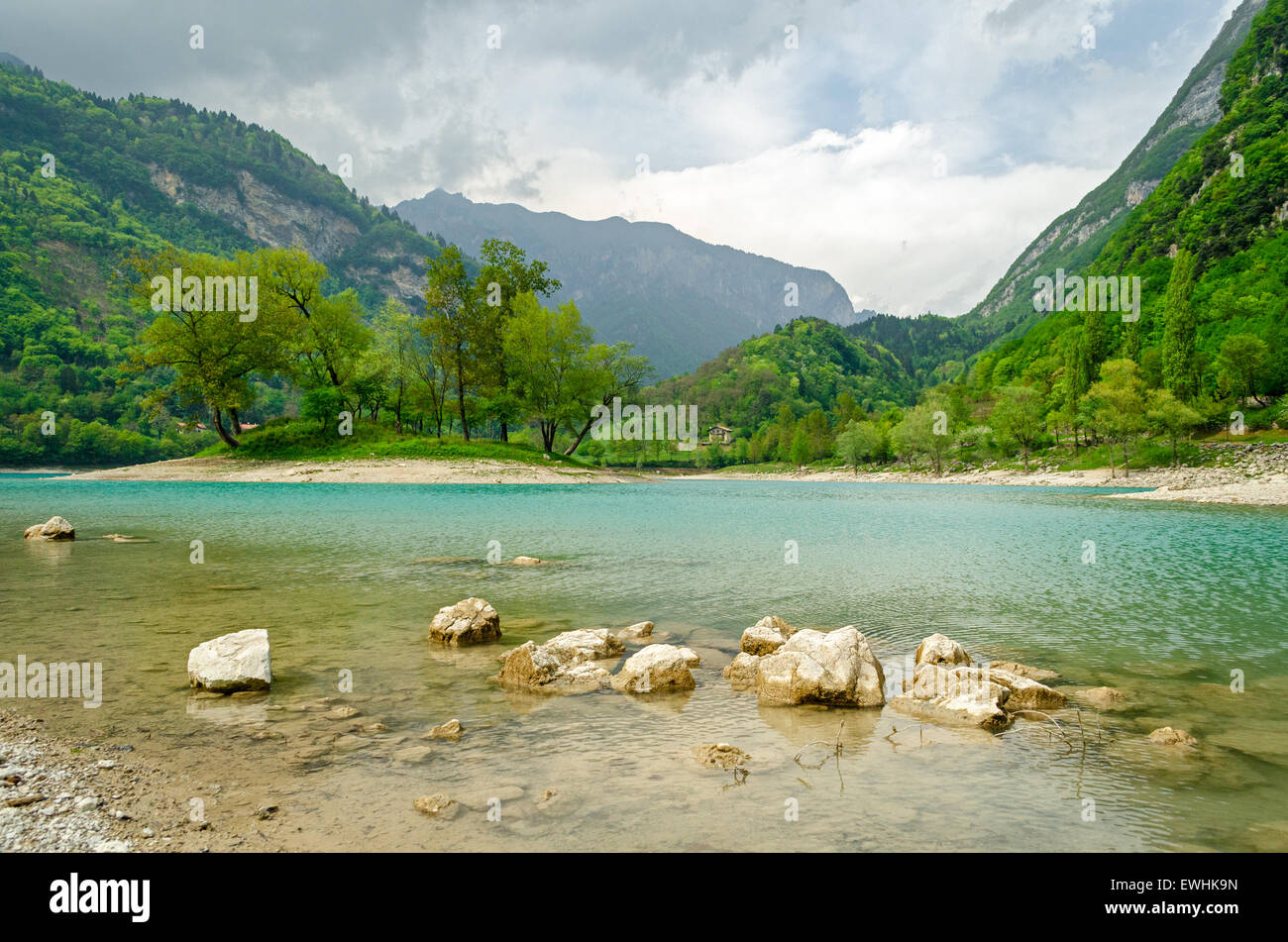 Lago di Tenno (Trentino, Italy Stock Photo - Alamy