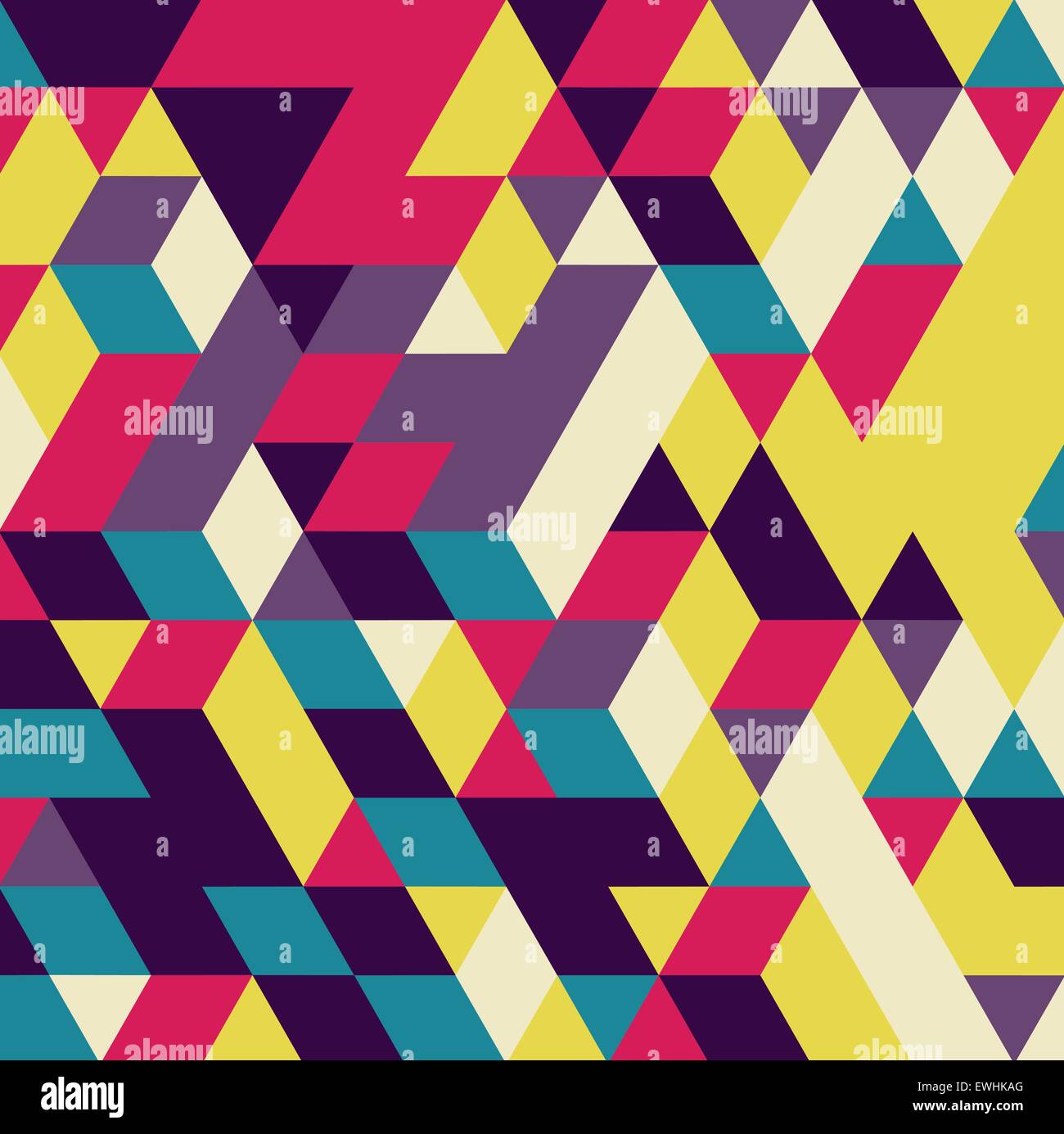 Abstract 3d geometrical background. Mosaic. Vector illustration Stock ...