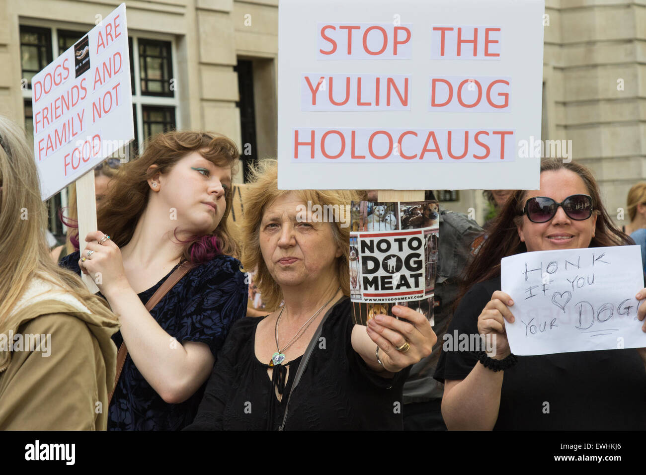 Protesting against eating meat hi-res stock photography and images - Alamy
