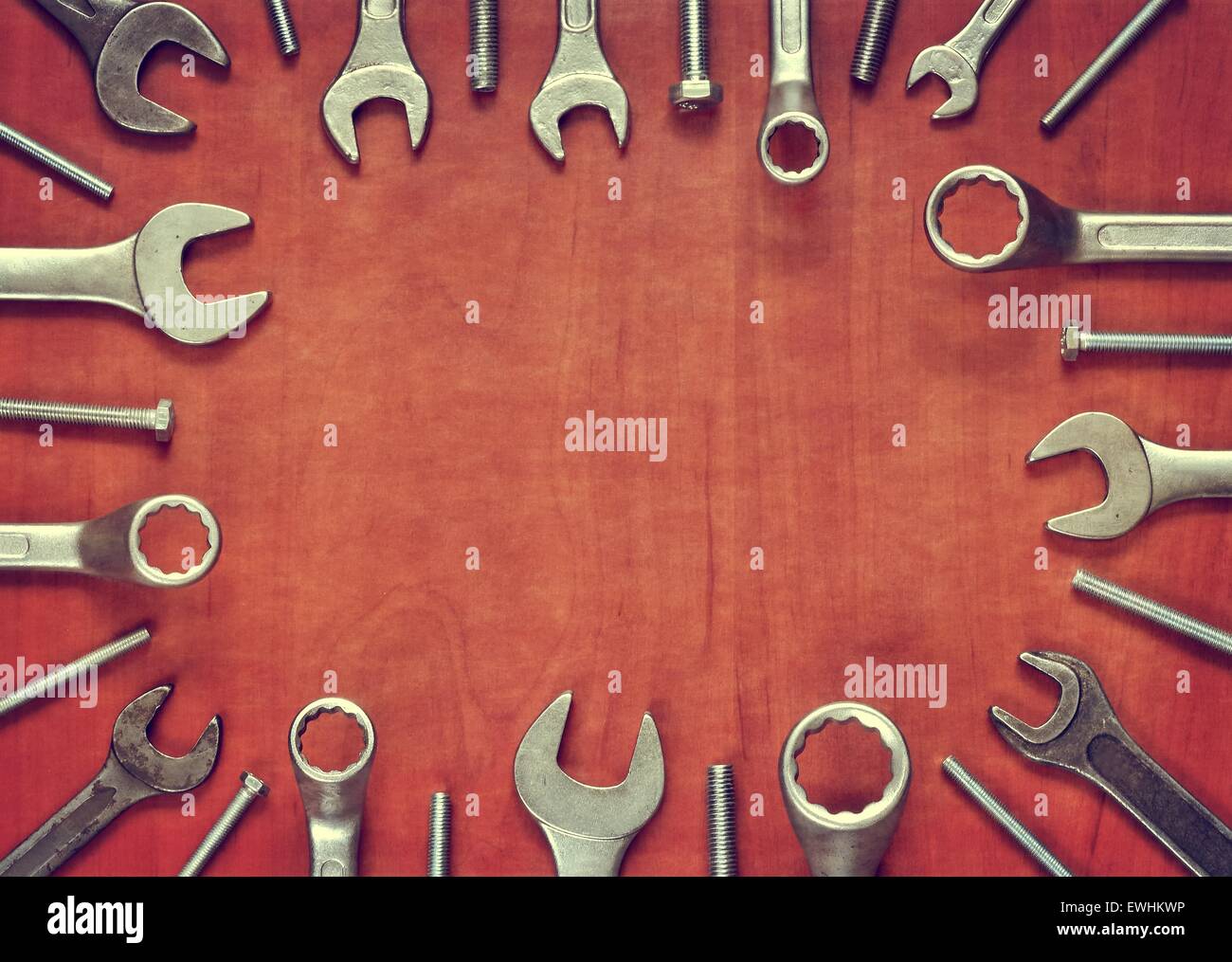 Ring spanner set hi-res stock photography and images - Alamy