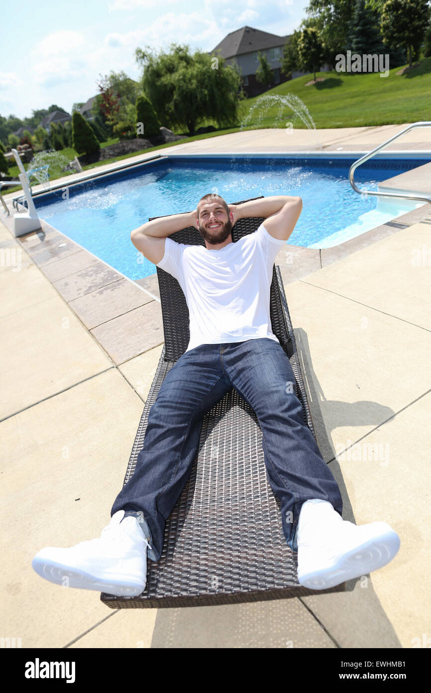 June 13, 2015: Indianapolis Colts Outside Linebacker Bjoern Werner at ...