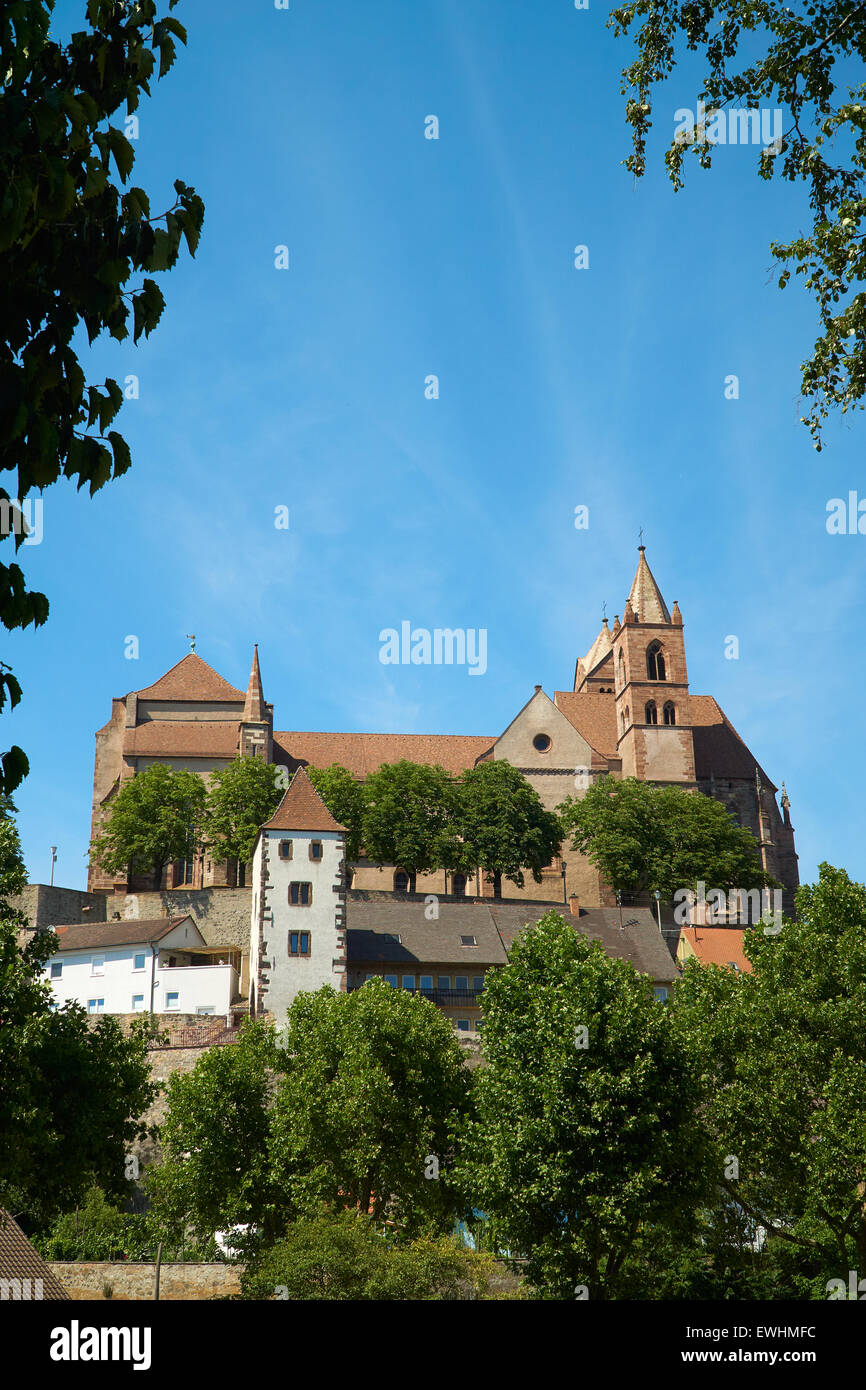 Views of the Stephans Cathedral in Breisach on the Upper Rhine in Baden ...