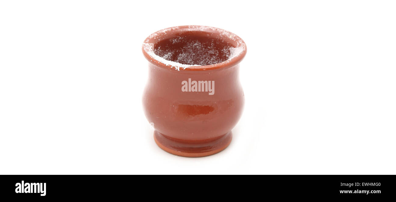 clay pot with salt Stock Photo - Alamy