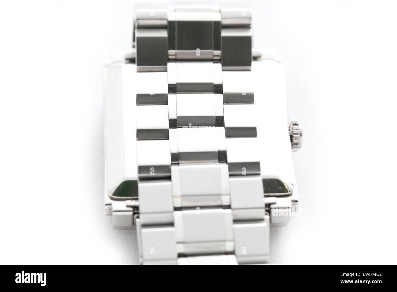 Watch silver color Stock Photo - Alamy