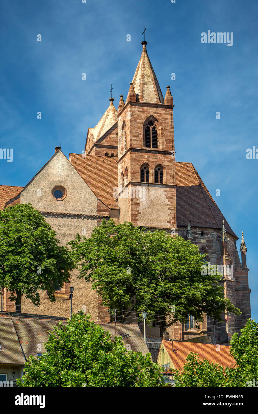 Views of the Stephans Cathedral in Breisach on the Upper Rhine in Baden ...