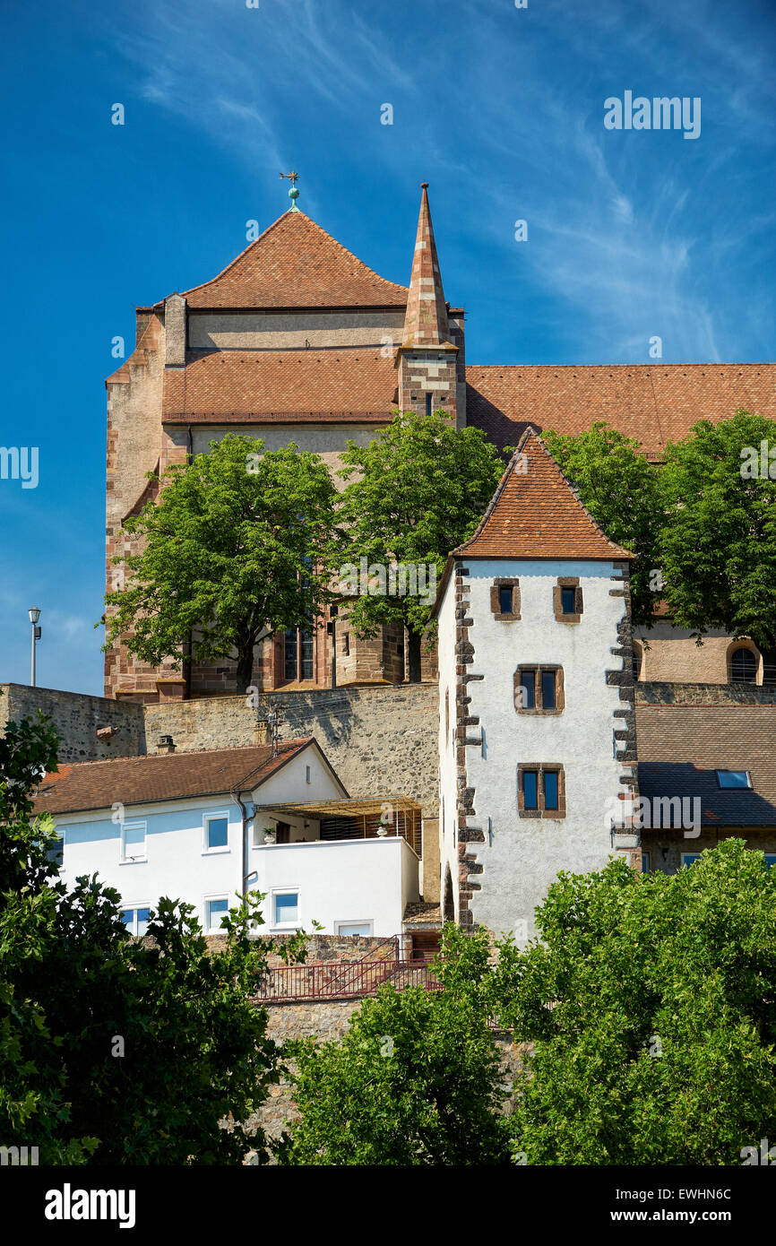 Views of the Stephans Cathedral in Breisach on the Upper Rhine in Baden ...