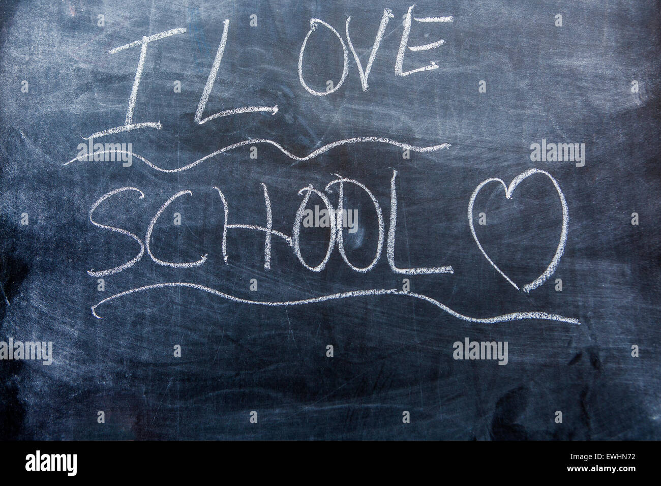 Child chalk writing hi-res stock photography and images - Alamy