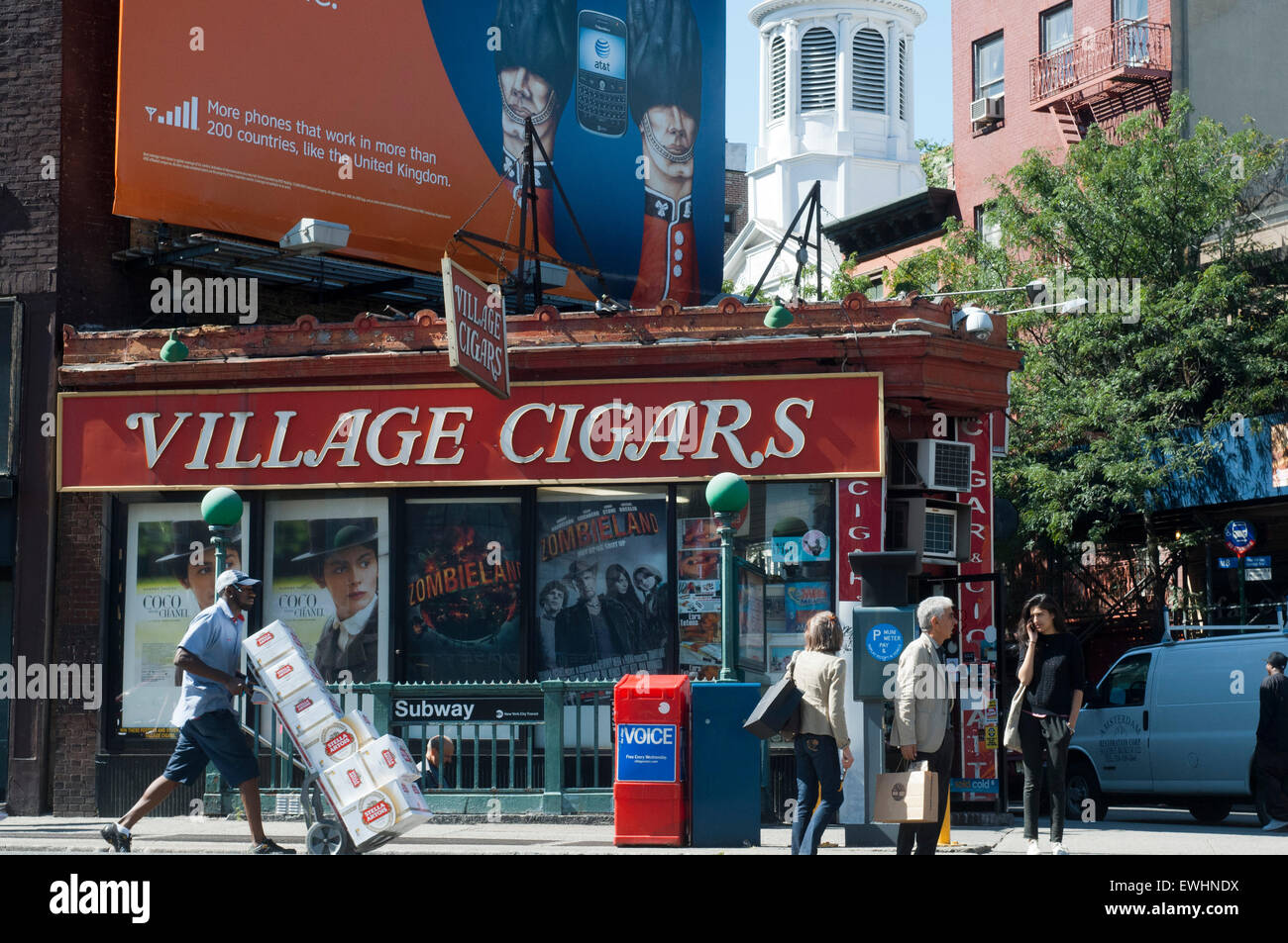 Signs at the corner of Christopher Street and Seventh Avenue in ...